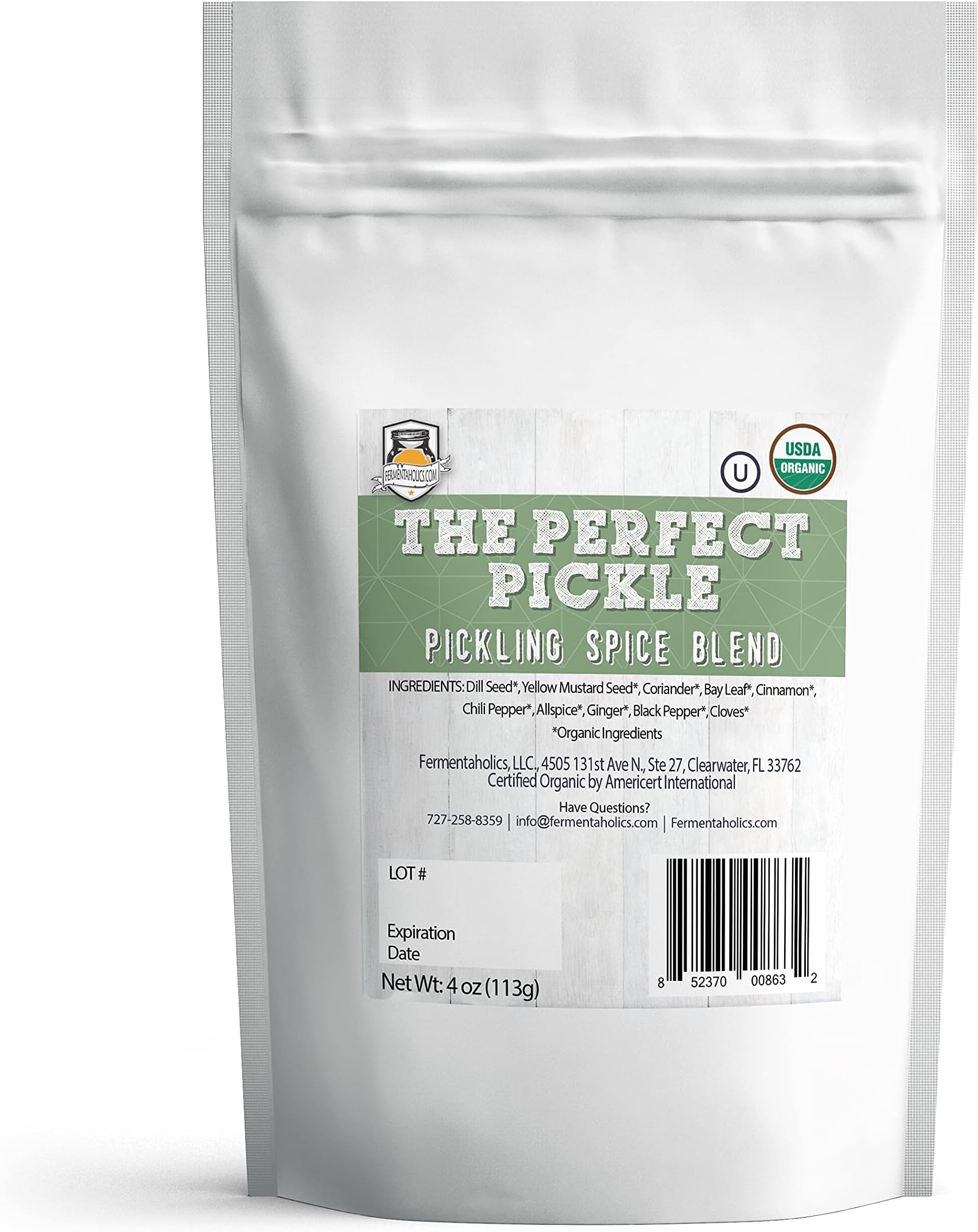 Amazon.com : Fermentaholics Certified USDA Organic Pickling Spice ...