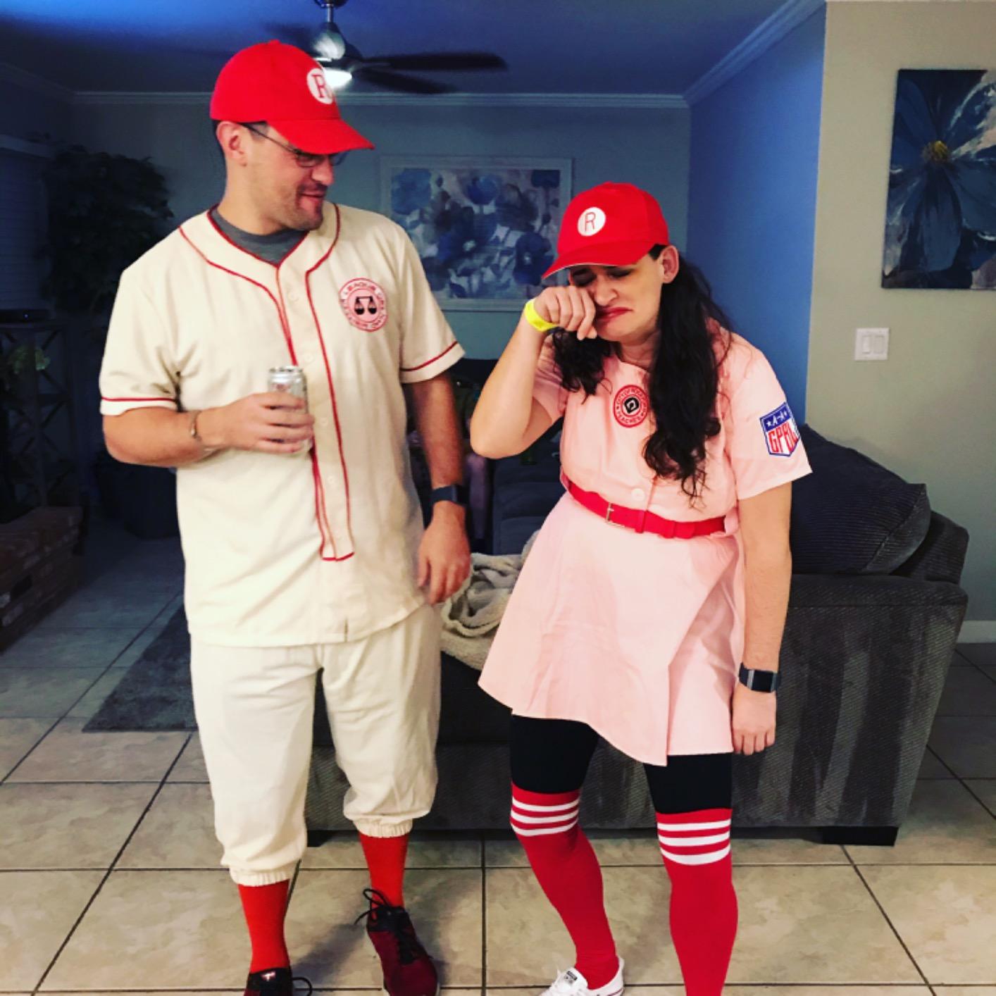 Amazon.com: Mens A League of Their Own Coach Jimmy Dugan Baseball ...
