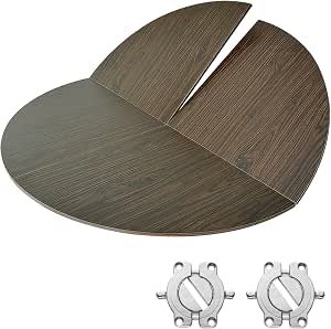 Amazon.com: Large Round Foldable Table Top Only 47-79" Diameter Wood ...