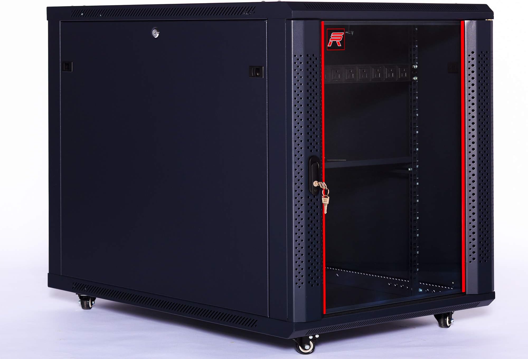 Amazon.com: 12U Server Rack Cabinet Enclosure Fully Equipped ...