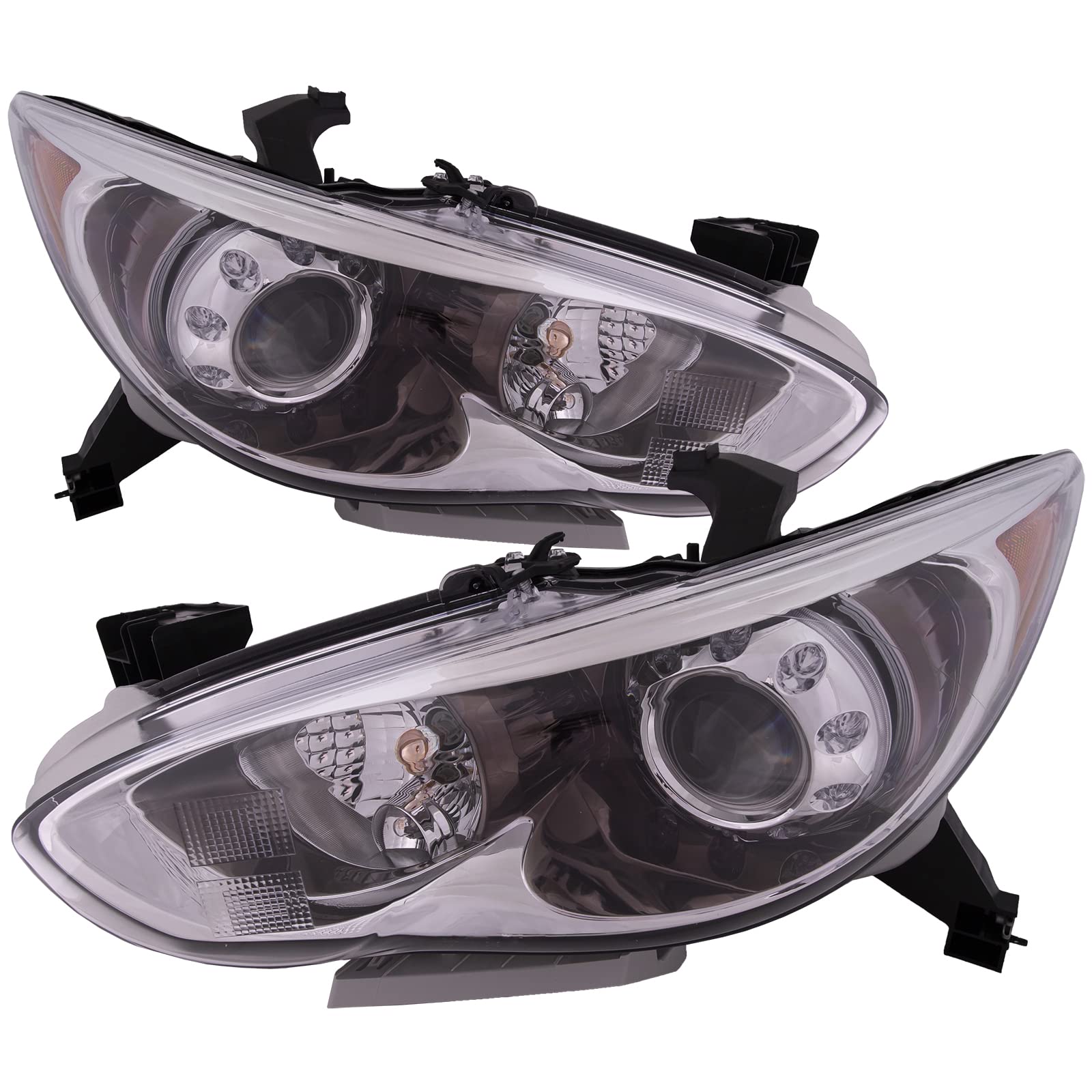 Amazon.com: HEADLIGHTSDEPOT Headlight HID TYPE CAPA Certified Left And ...