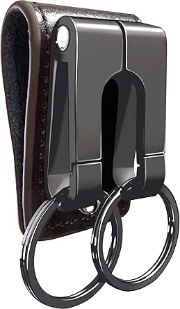 Amazon.com: GABOX Belt Keychain Clip, Keyring Holder for Belt, Belt ...