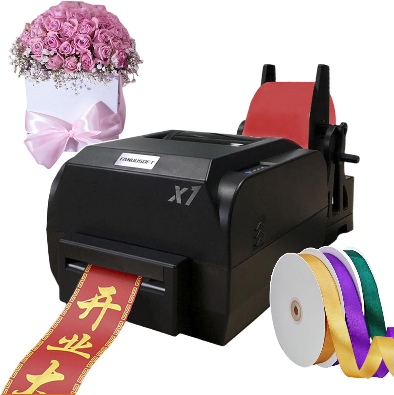 Digital Satin Ribbon Printing Machine,DIY Ribbon Printer,with Ribbon ...