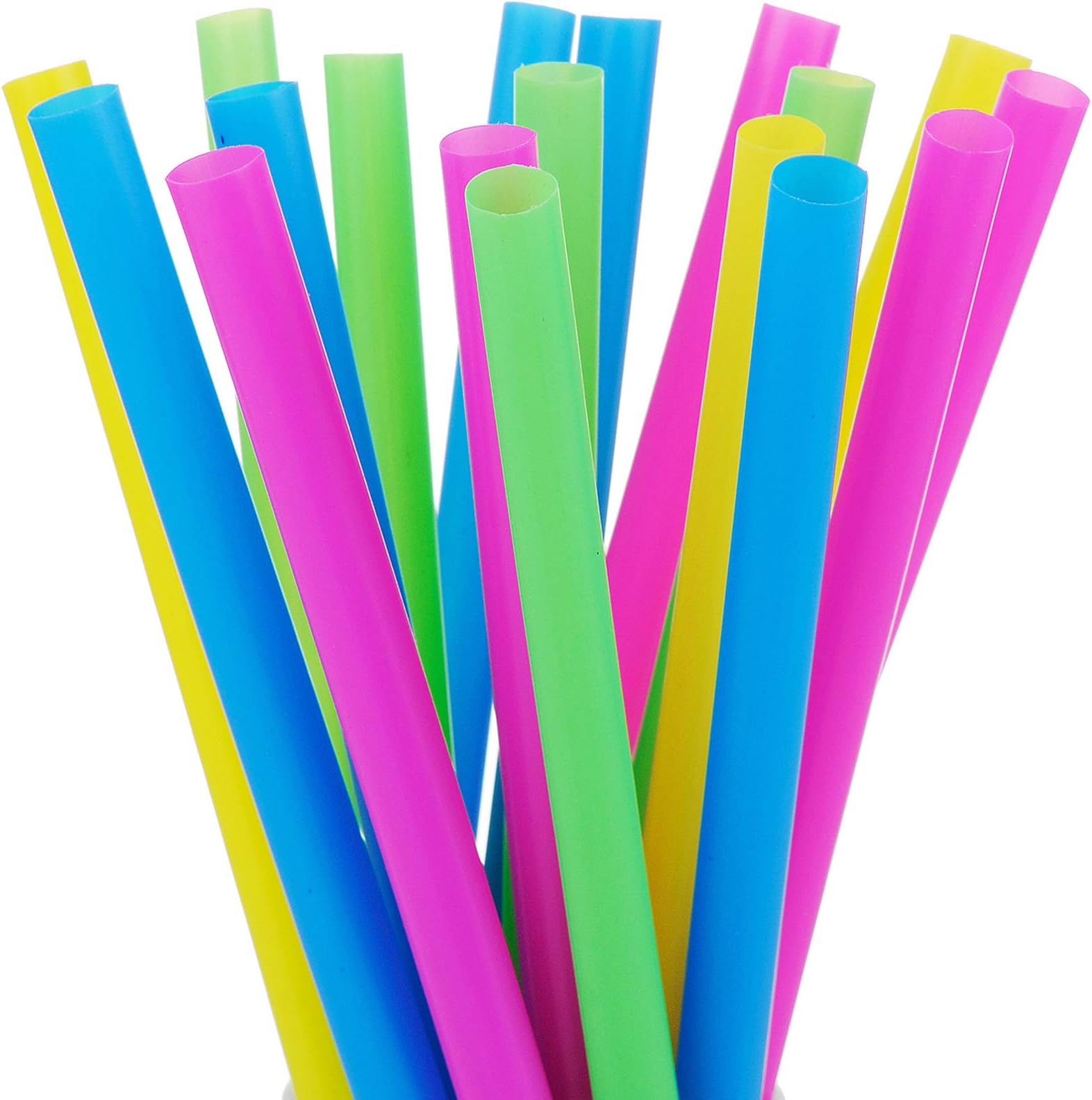 Amazon.com: Extra-Wide Smoothie Straws [100 Pack] Bubble / Boba Tea ...