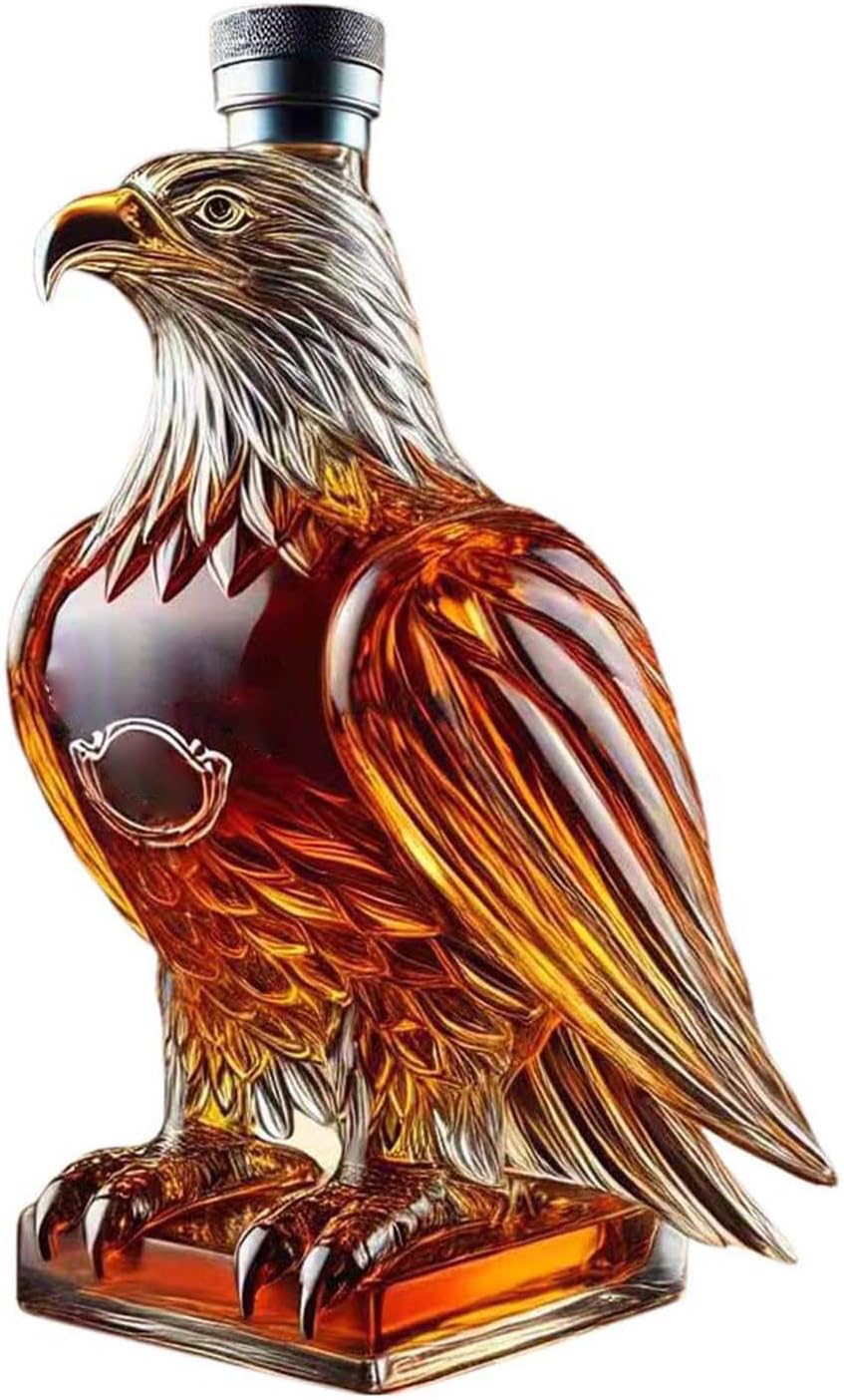 Adler-Whiskey-Flasche, Whiskey-Adler-Dekanter, einzigartige Premium ...