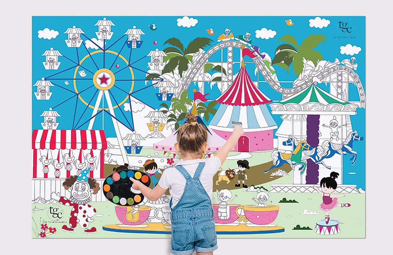 Amazon.com: TGC Giant Coloring Poster for Kids Large Coloring Poster 35 ...