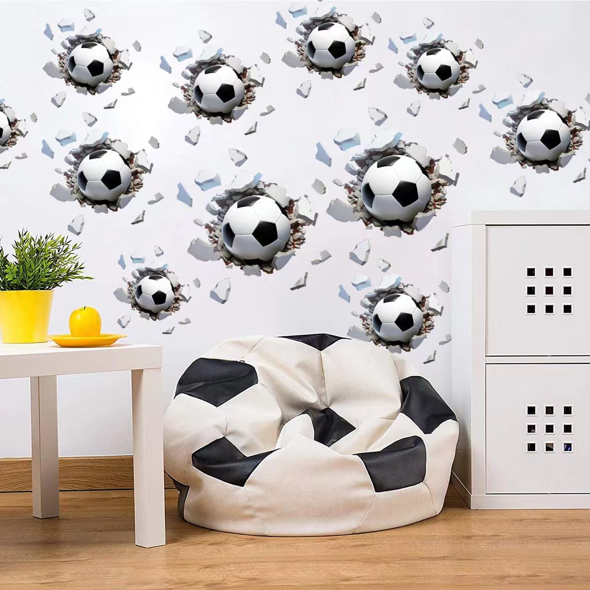 Amazon.com: 52 Pcs Soccer Stickers, Easy to Peel and Stick Soccer Balls ...