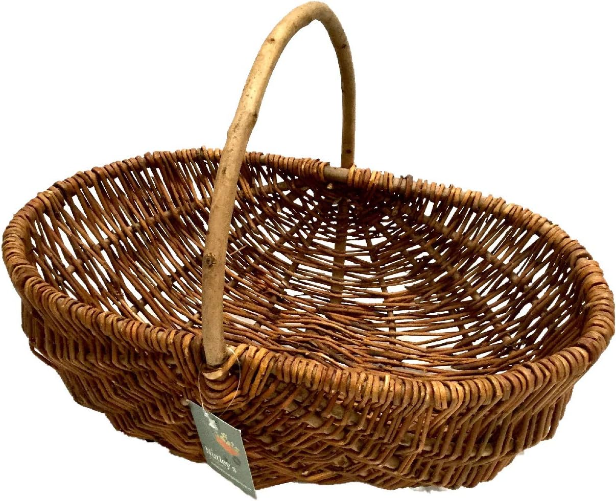 Nutley's Medium Rustic Willow Vegetable Trug : Amazon.co.uk: Garden