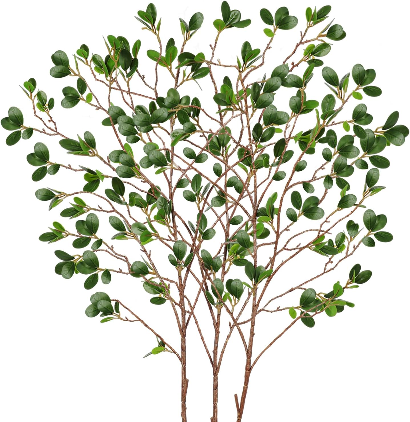 Amazon.com: Kimkusia 3 Pcs Faux Greenery Stems for Vase, 43 Inch Tall ...