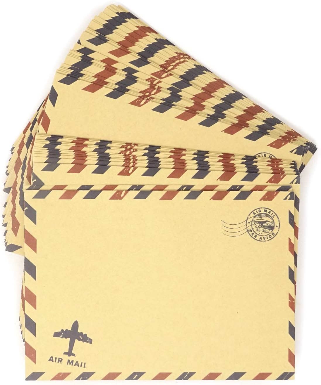 Amazon.com : Honbay 50PCS 12.5x17.5cm/4.92x6.89inch Airmail Vintage ...