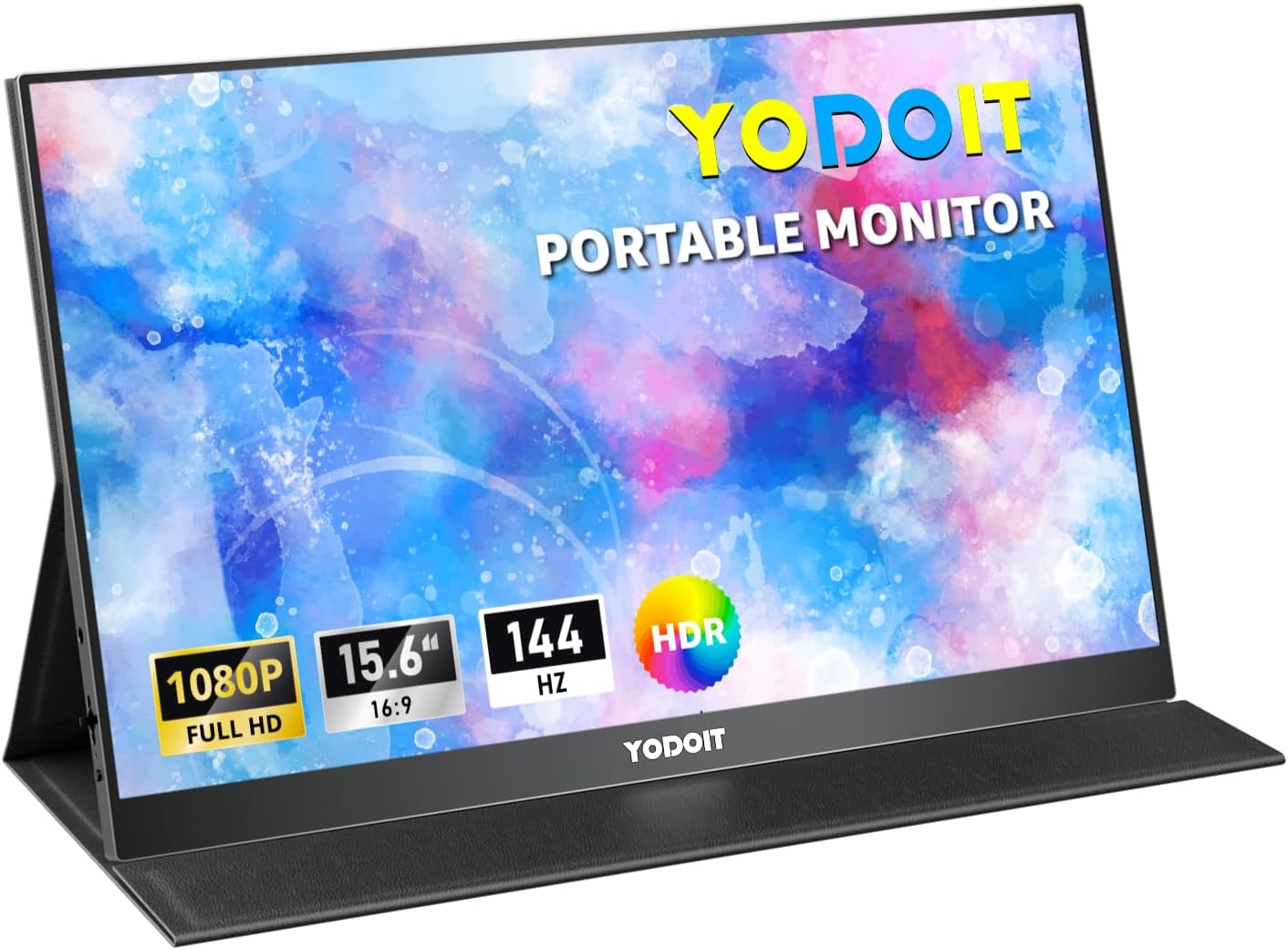 Yodoit Monitor Portátil de 15,6 Pulgadas, 144 Hz, 1920 x 1080 FHD ...