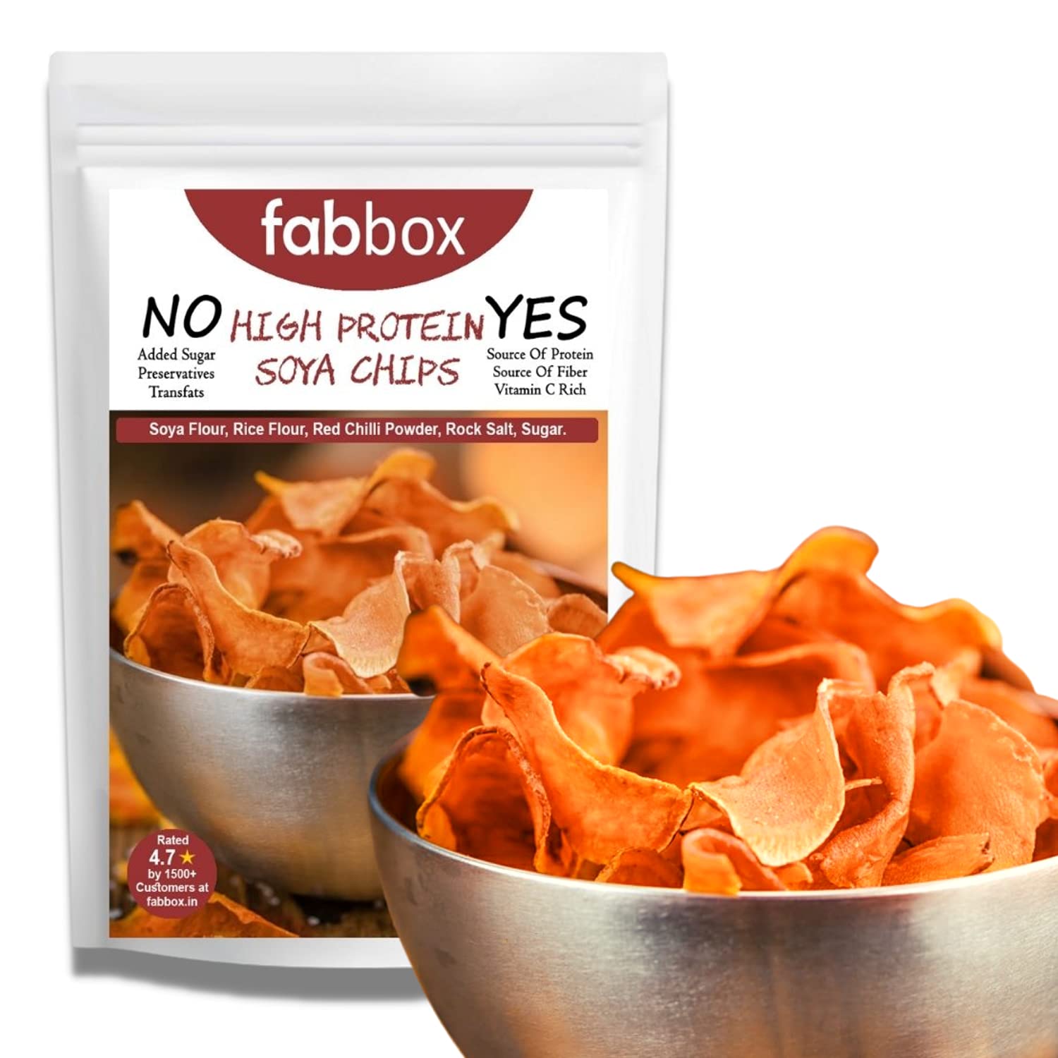 Fab Box Chaat Flavor Soya Chips High Protein And Fiber | Desertcart Sri ...