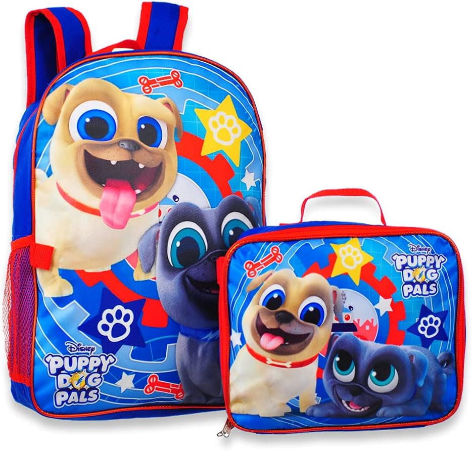 Amazon.com | Disney Puppy Dog Pals Backpack with Lunchbox | Kids' Backpacks