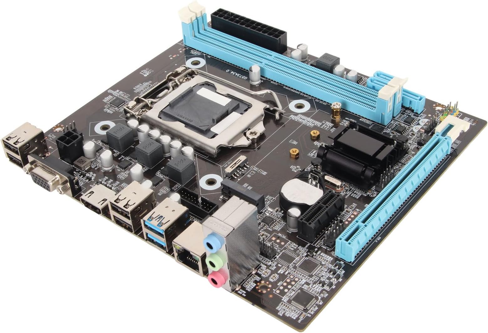 H81 Gaming Motherboard, for Intel LGA 1150 Dual Channel DDR3 PC ...