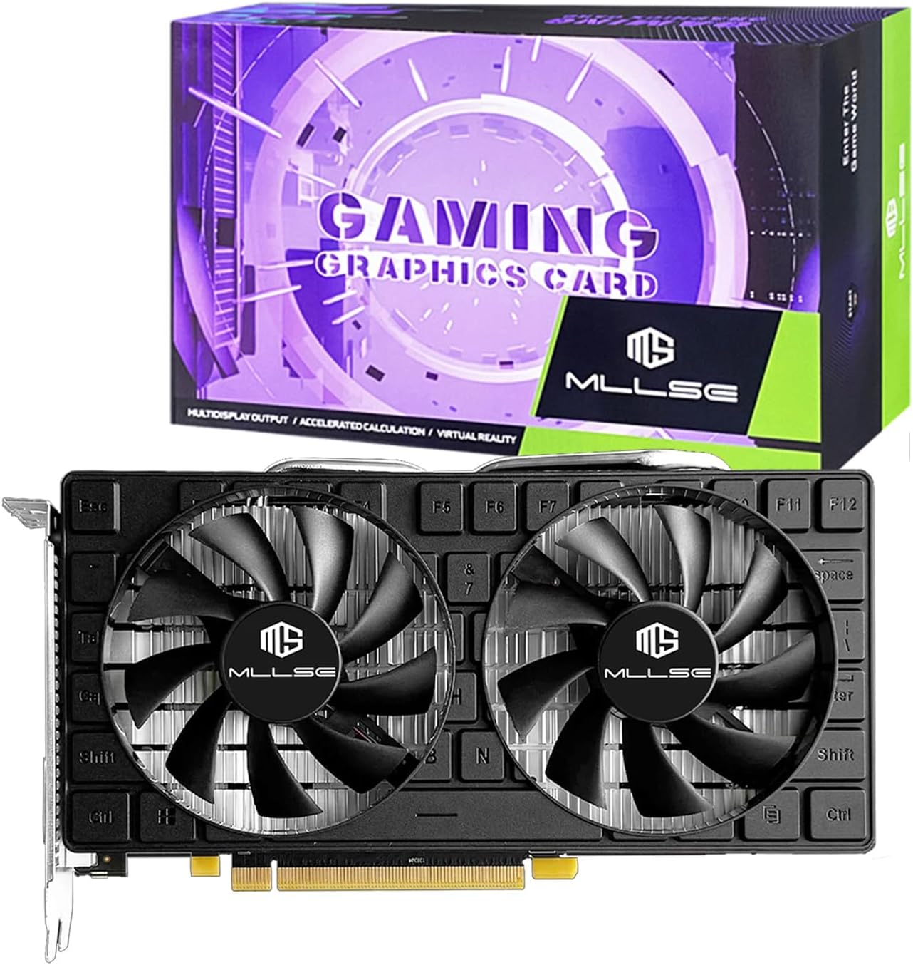 Amazon.com: JIESHUO AMD RX 580 8GB GPU Graphics Card with Dual Fans ...