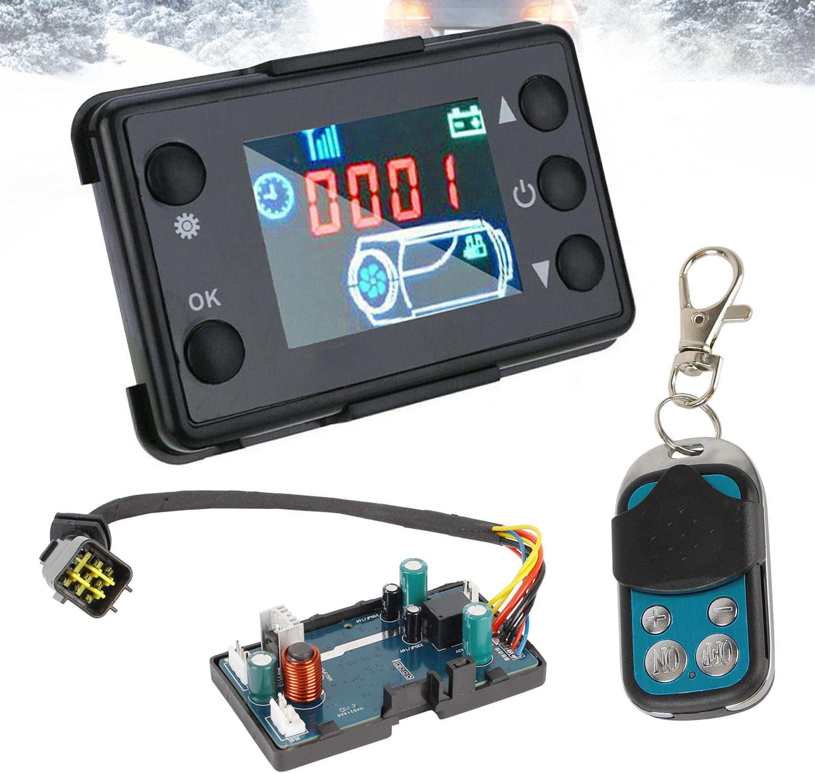 Car Air Diesel Heater Control Board, Car Air Diesel Heater 3KW 5KW 12 ...