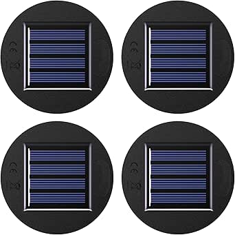 Amazon.com: 4 Pack Replacement Solar Light Parts, 7 Lumens Warm White ...