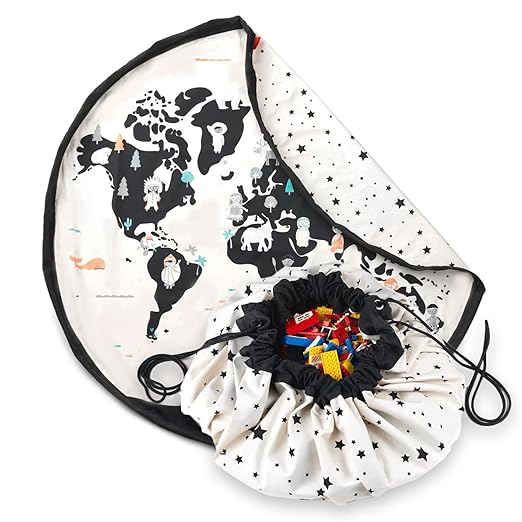 Amazon.com: Play & Go Drawstring Play Mat Storage Bag for Children ...