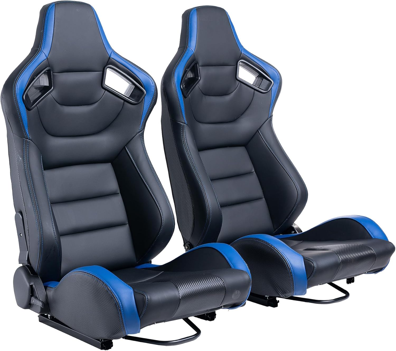 Amazon.com: Racing Seats 2 Pcs Reclinable Bucket Seats for Cars with 2 ...