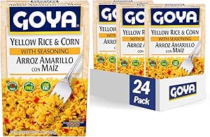 Goya Foods Yellow Rice and Corn Mix, 8-Ounce (Pack of 24) : Amazon.com ...