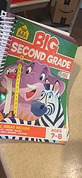 School Zone - Big Second Grade Workbook - 320 Spiral Pages, Ages 7 to 8 ...