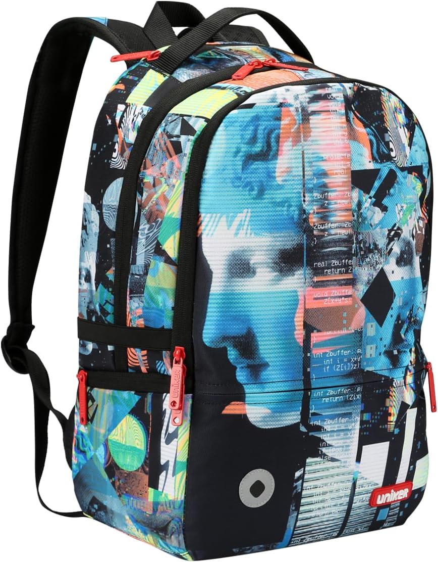 Amazon.com: UNIKER Graffiti Backpack, Designer Laptop Backpack for 15.6 ...