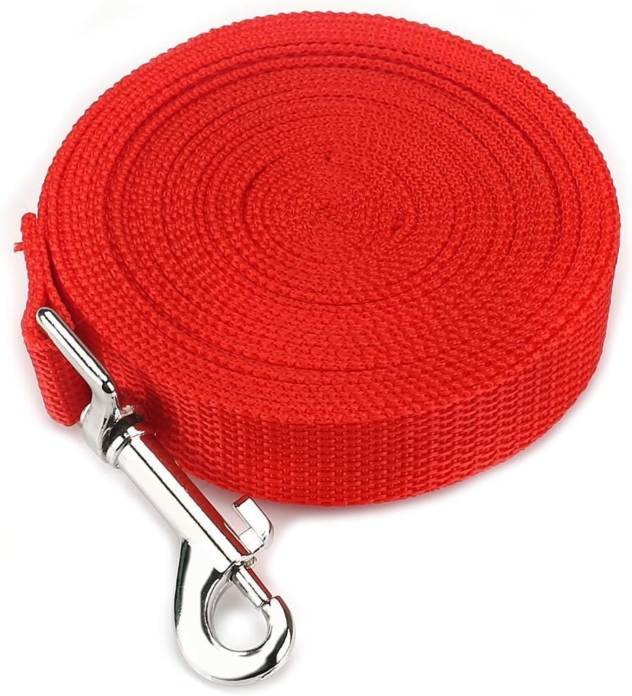 Amazon.com : E-lishine Long Leash 55 Feet Dog Leash 1 Inch Wide with ...
