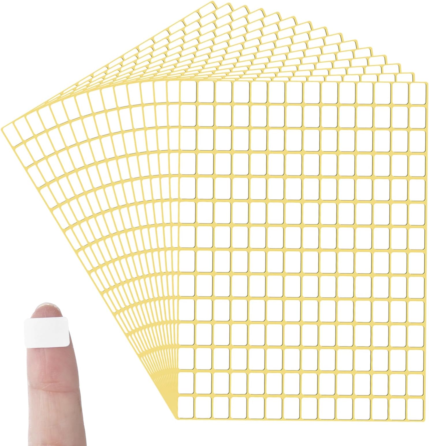 Amazon.com : Gjinxi 2940PCS Matte White Labels Stickers, Small Blank ...