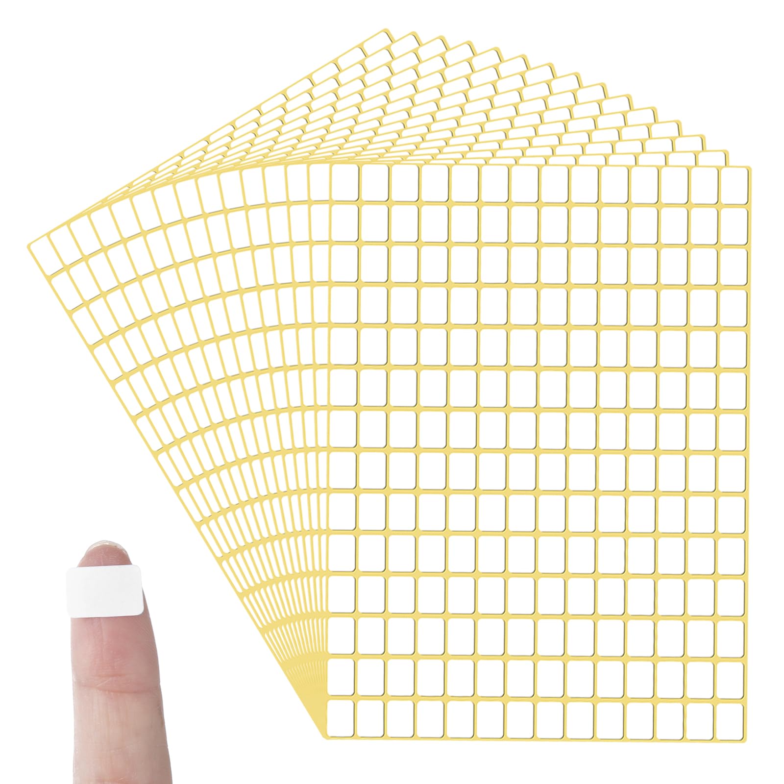 Amazon.com : Gjinxi 2940PCS Matte White Labels Stickers, Small Blank ...