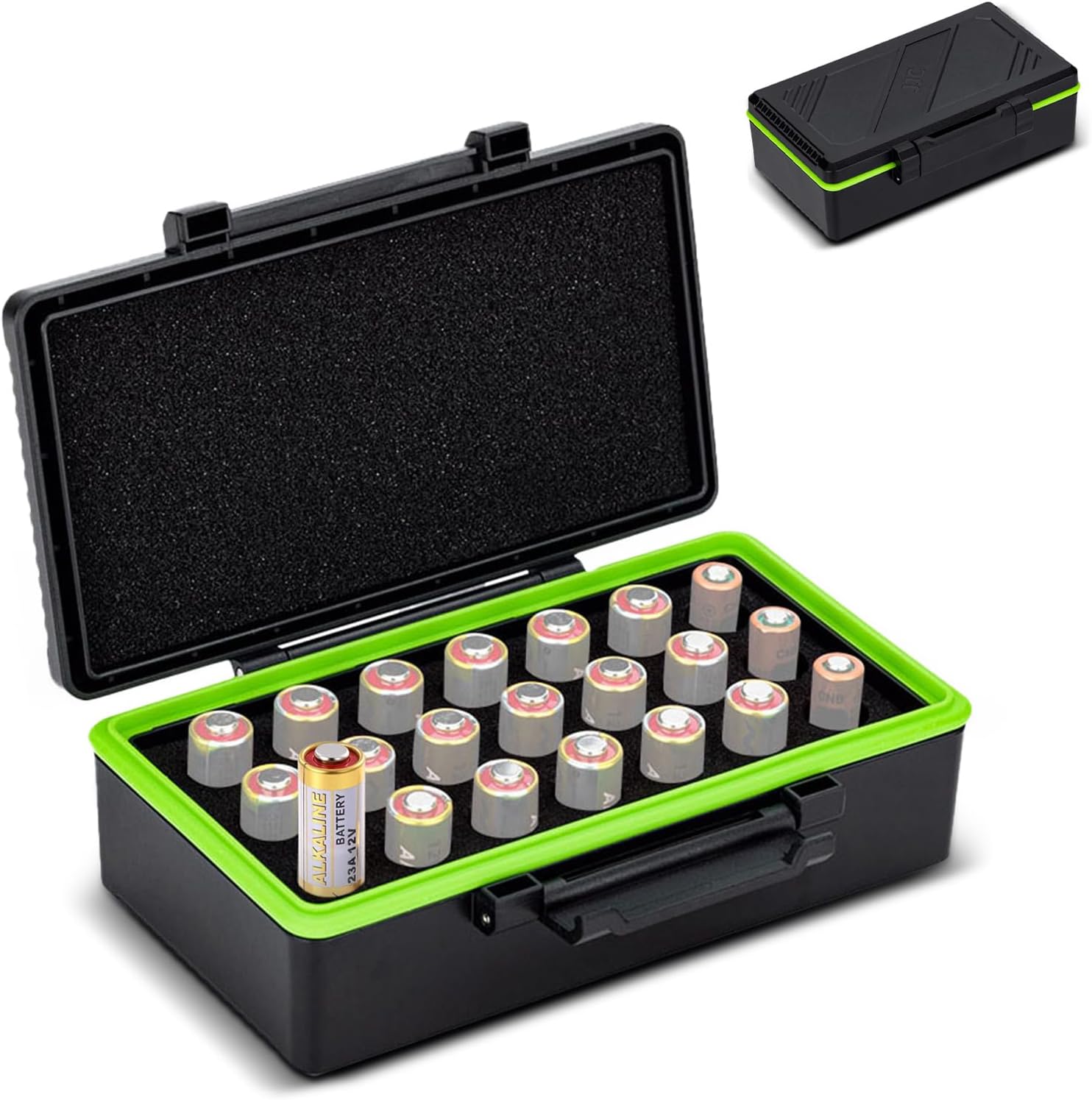 Amazon.com: CR2032 Battery Case Holder, Water-Resistant Anti-Shock ...