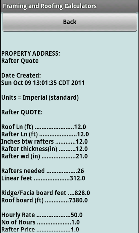 Framing & Roofing Calculator:Amazon.com:Appstore for Android