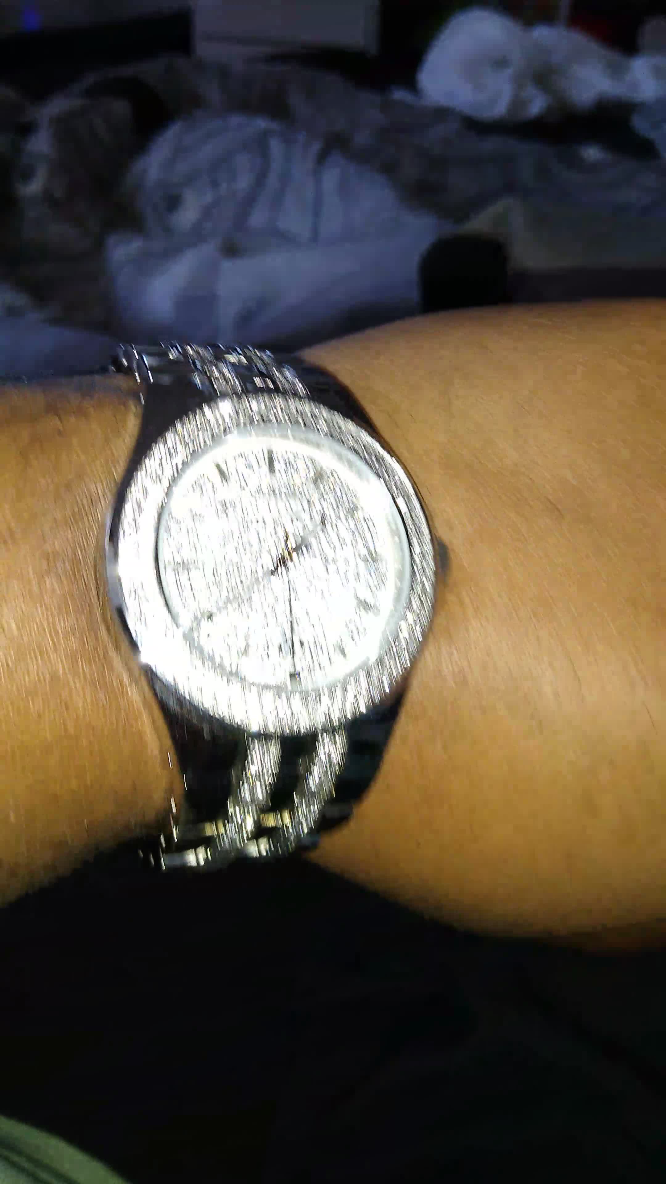 Watch Bulova Men's 96B235 Swarovski Crystal Stainless Steel Watch on ...