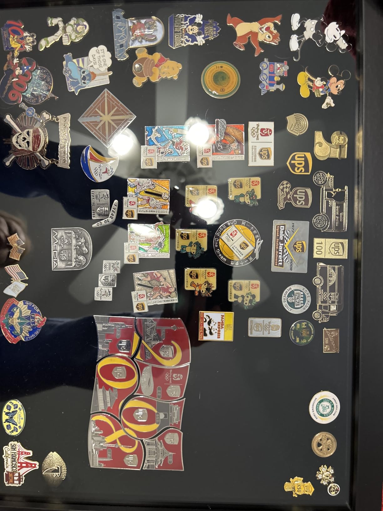 tutata 12x16 Pin Display Case, Enamel Pin Display Frame, Pin Collection ...