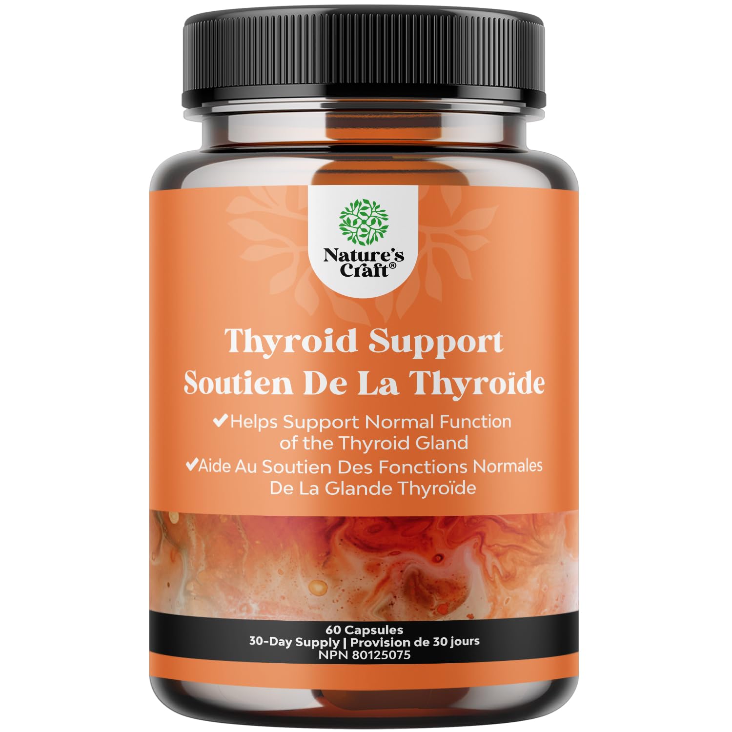 Potent Herbal Thyroid Support Complex - Iodine Thyroid Supplement with ...