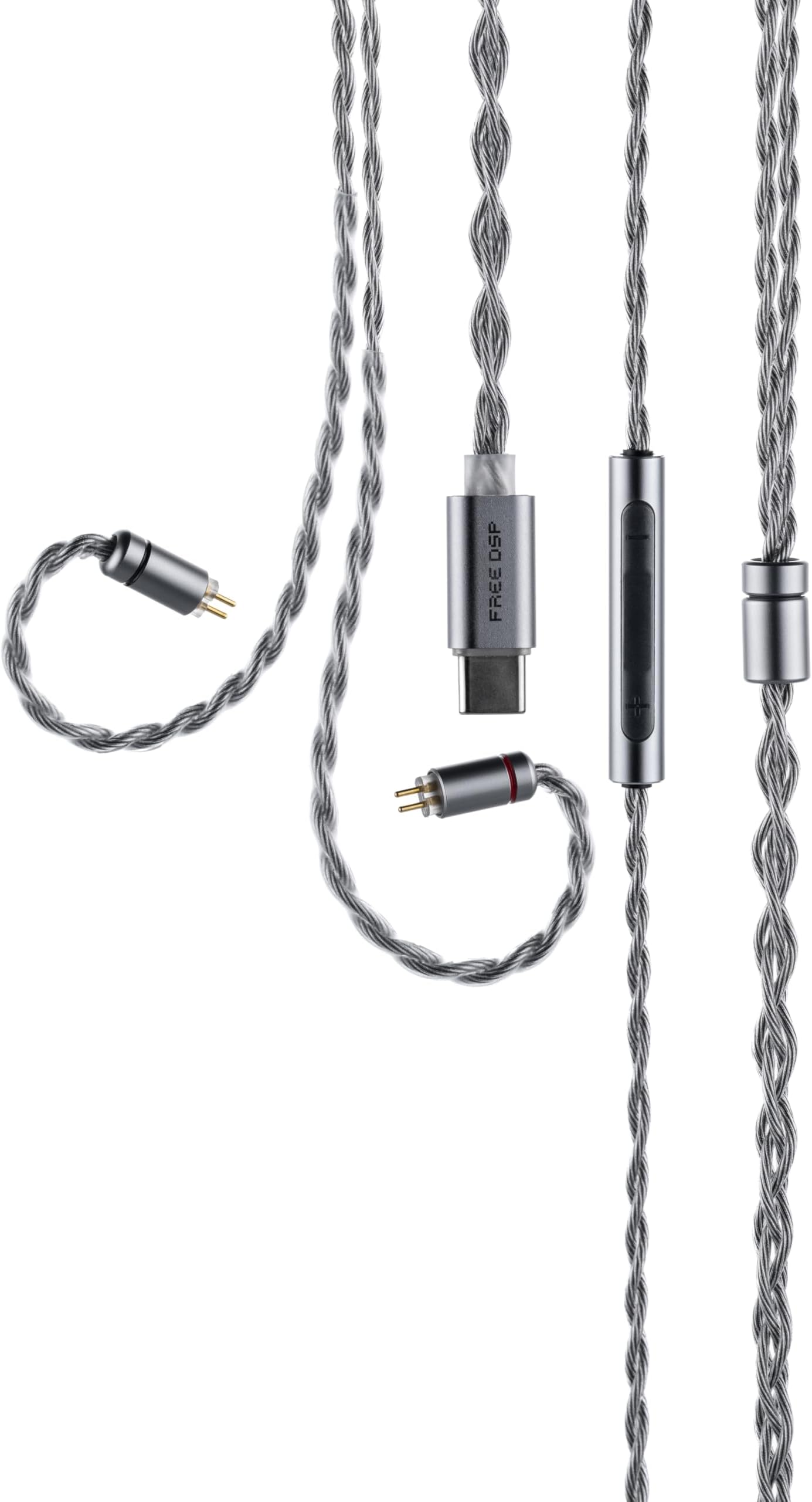 Amazon | 水月雨 Moondrop Free DSP USB-C対応 イヤホン アップグレードケーブル フルバランス出力 高性能マイク ...