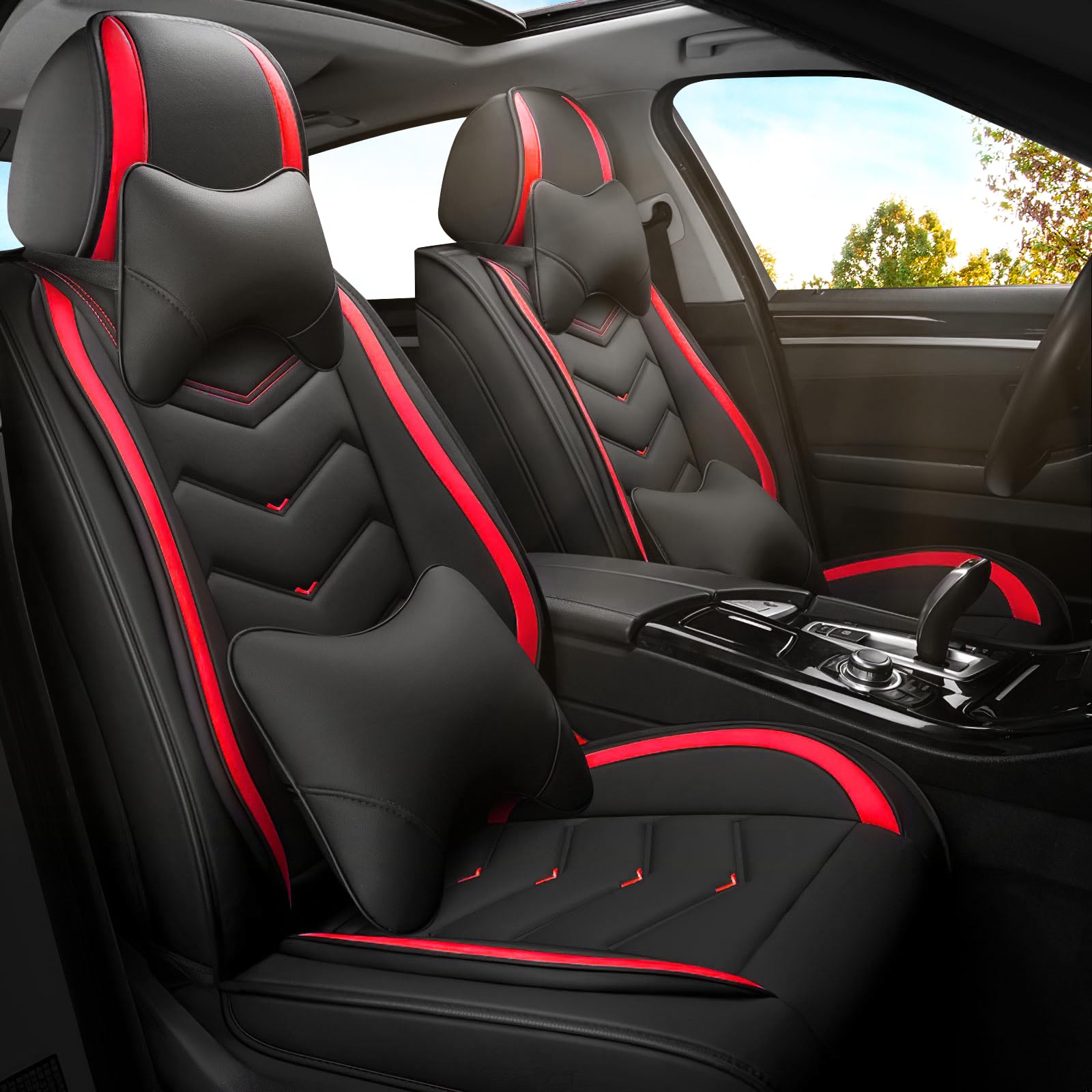 Amazon.com: ADERN Car Seat Covers for Dodge Challenger 2008-2024 ...
