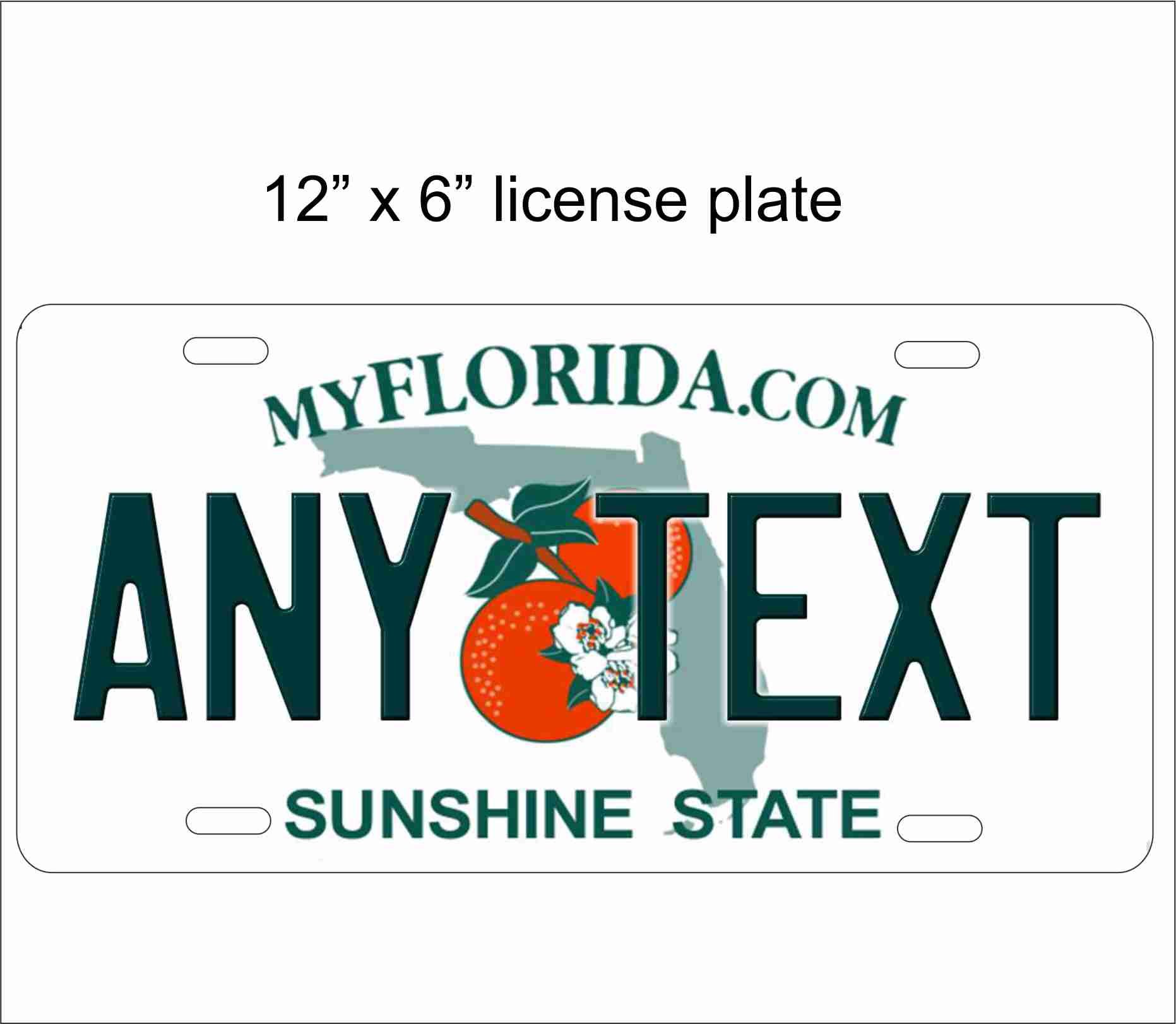 Florida License Plate Clipart
