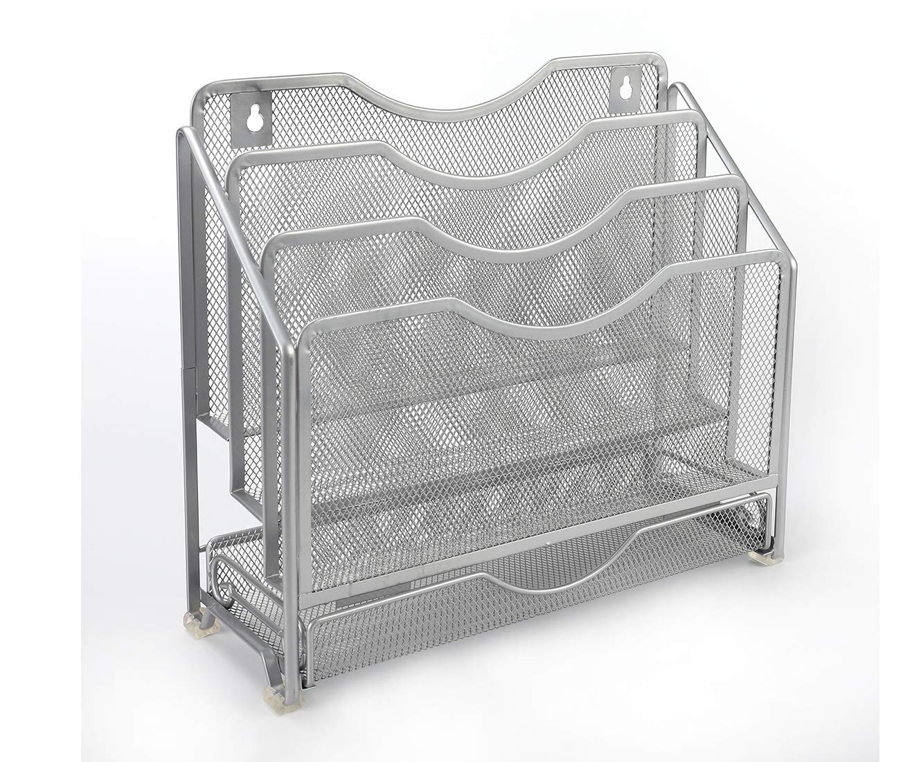 Amazon.com : EasyPAG Mesh Desk Paper Organizer Wall Hanging File Holder ...