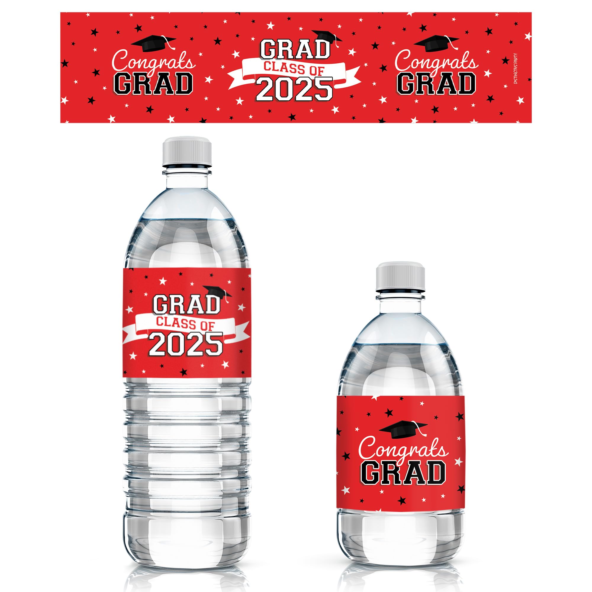 Amazon.com: Graduation Party Water Bottle Labels, Water Bottle ...