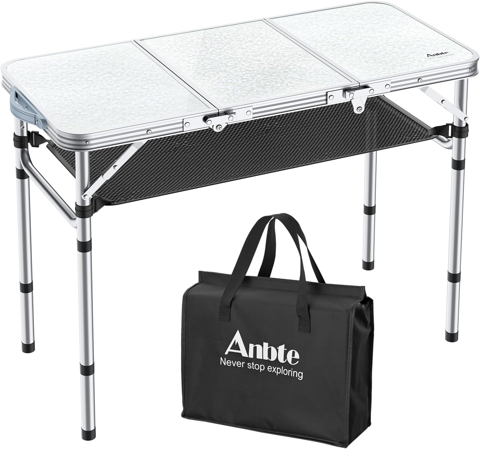 Amazon.com: Alextend Folding Table, 40 Inch Portable Plastic Table ...