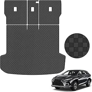 Amazon.com: Cargo Mat & Backrest Mat Fit for 2016-2022 Lexus RX350 ...