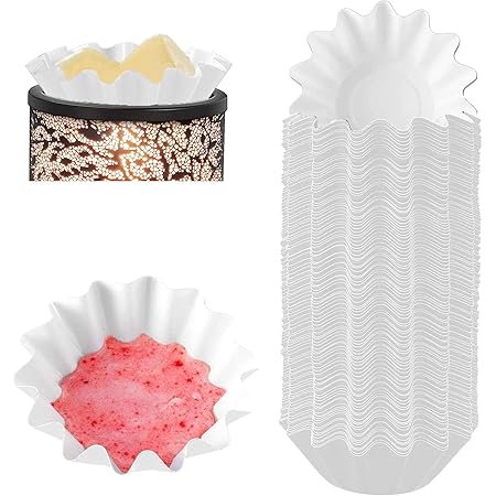 Amazon.com: 20 Pieces Wax Melt Warmer Liners Reusable Silicone ...