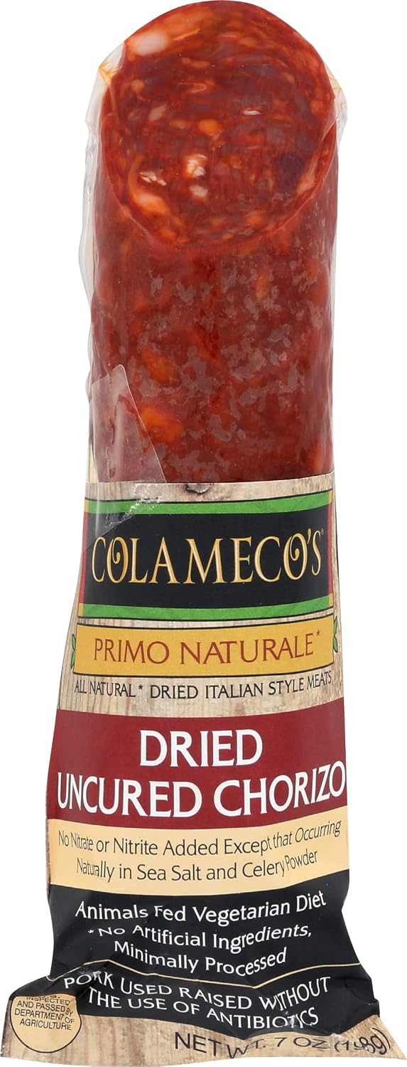 Amazon.com: Colameco's, Dried Uncured Chorizo, 7 oz : Grocery & Gourmet ...