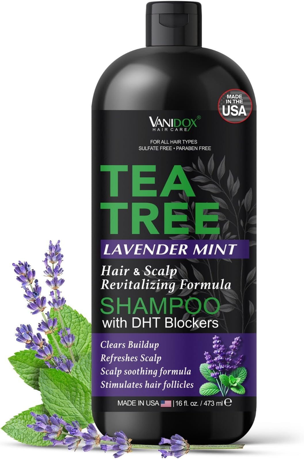 Amazon.com : PHARM TO TABLE Tea Tree Shampoo For Men and Women, Deep ...