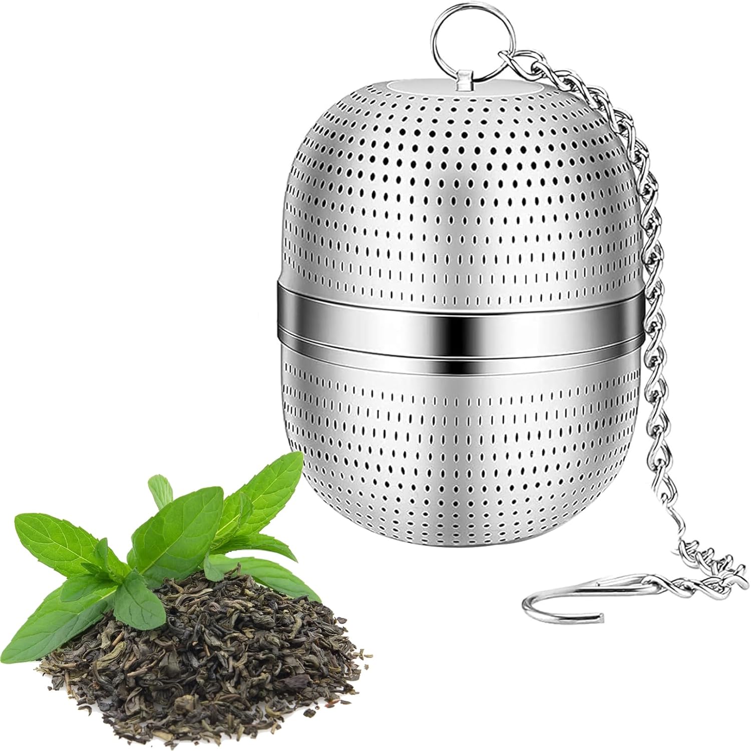1 Pcs Tea Infuser for Loose Tea, Mesh Tea Infuser, with Chain Tea Ball ...