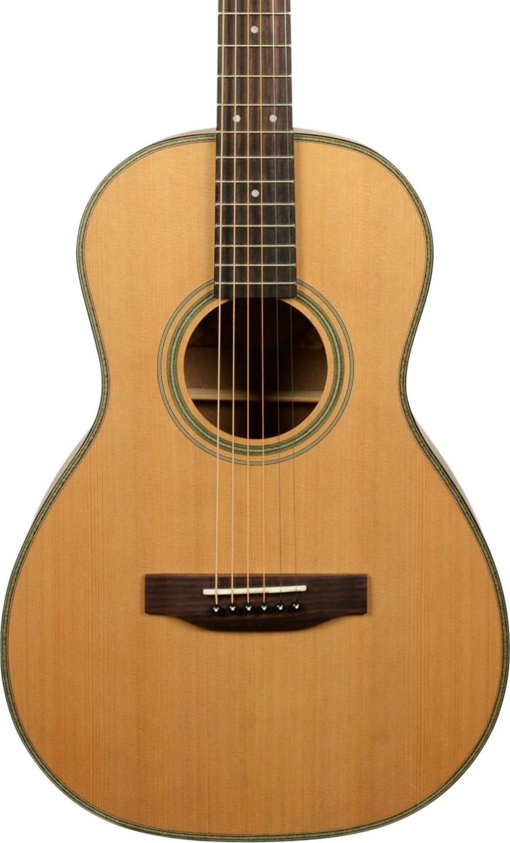 Amazon.com: Kala Cedar Top Parlor Guitar Natural : Musical Instruments