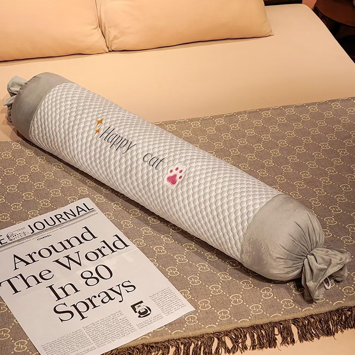 Amazon.com: TESICA Long Bolster Round Body Pillow for Adults, Super ...