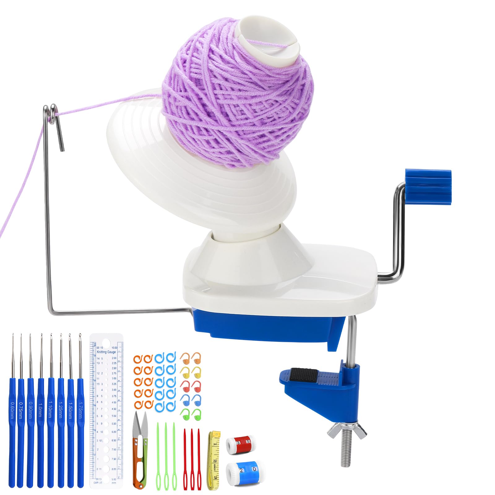 Ball Winder 50 Pcs Wool Winder Set, Ball Wool Winder Swift Yarn Ball ...