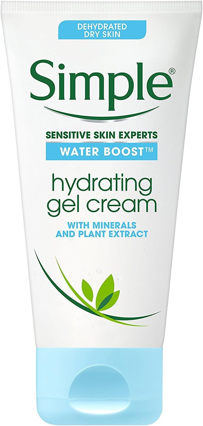 Amazon.com: Simple Water Boost Hydrating Gel Cream, Face Moisturizer, 1 ...