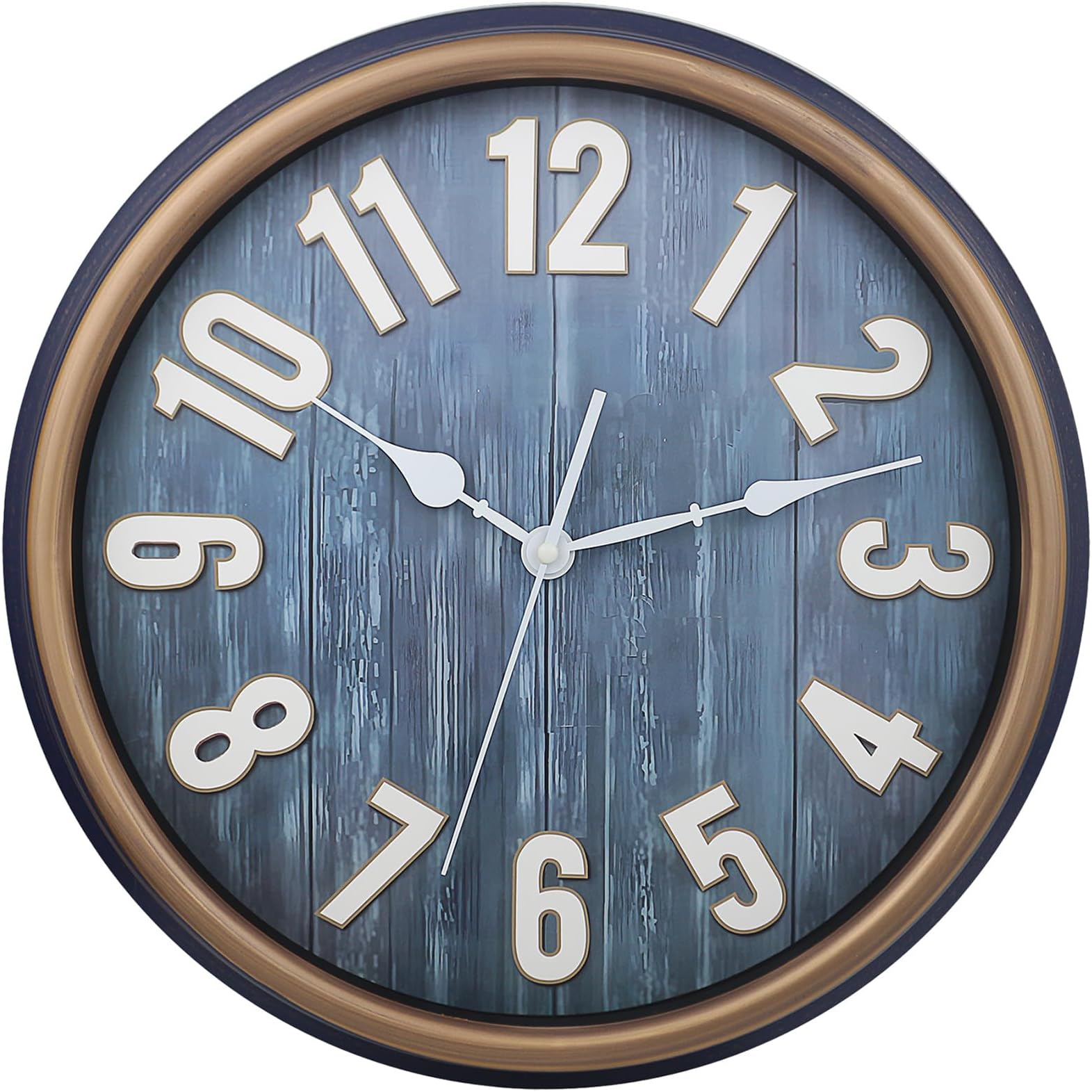 Amazon.com: Epy Huts Indoor Outdoor Large Wall Clock 16 Inch Waterproof ...